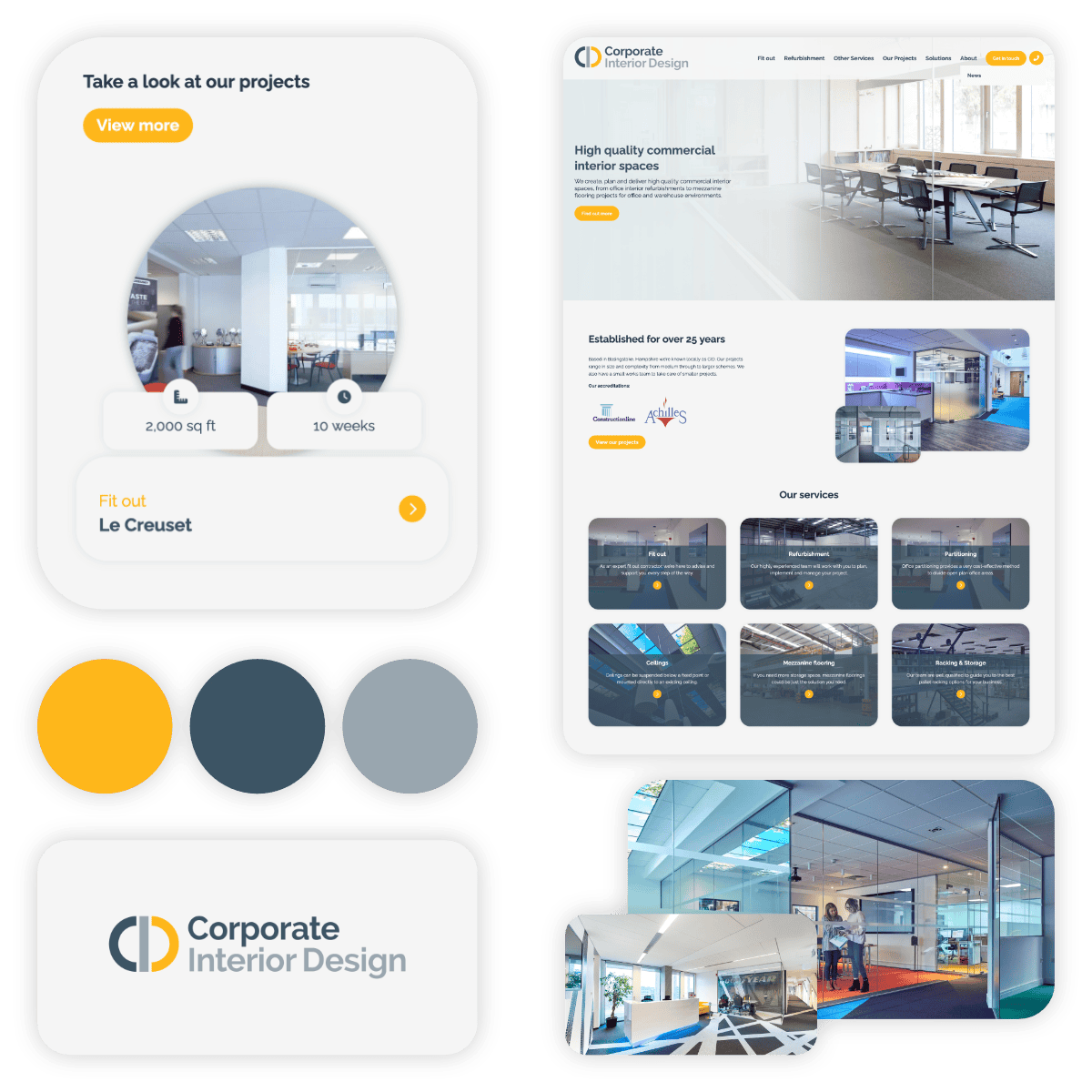 Corporate Interiors - Bespoke Website Design